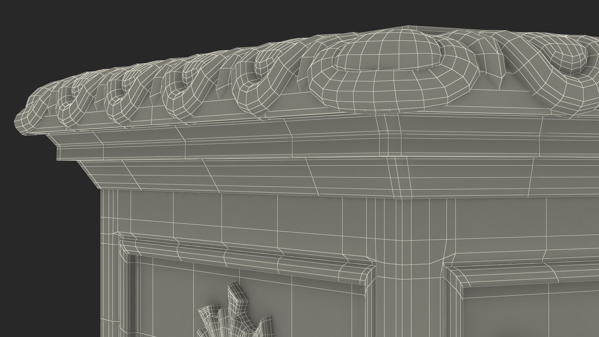 3D Trough Planter With Moss Garden h30 model - TurboSquid 1942195