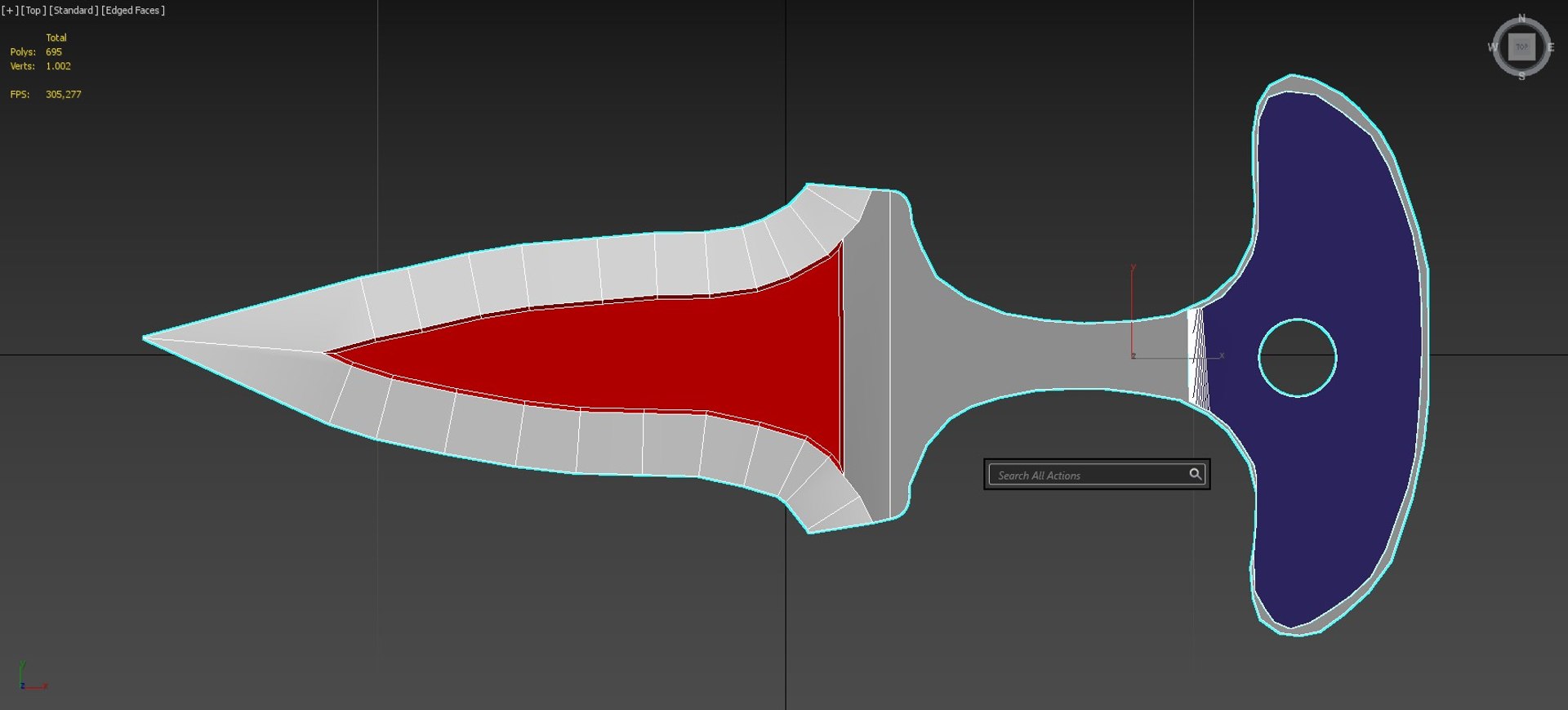 Shadow Dagger Knife 3D Model - TurboSquid 1407789