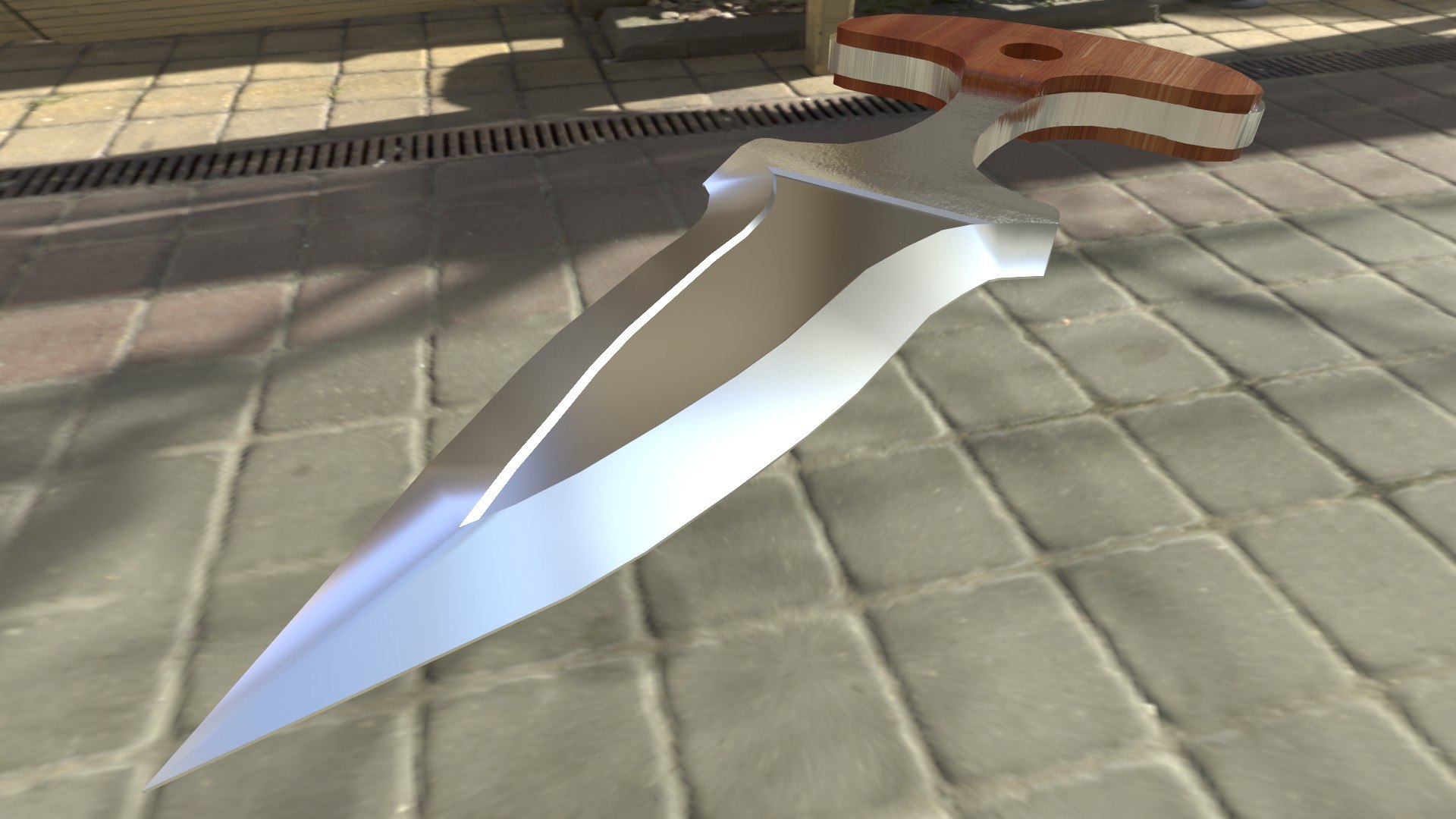 Shadow Dagger Knife 3D Model - TurboSquid 1407789