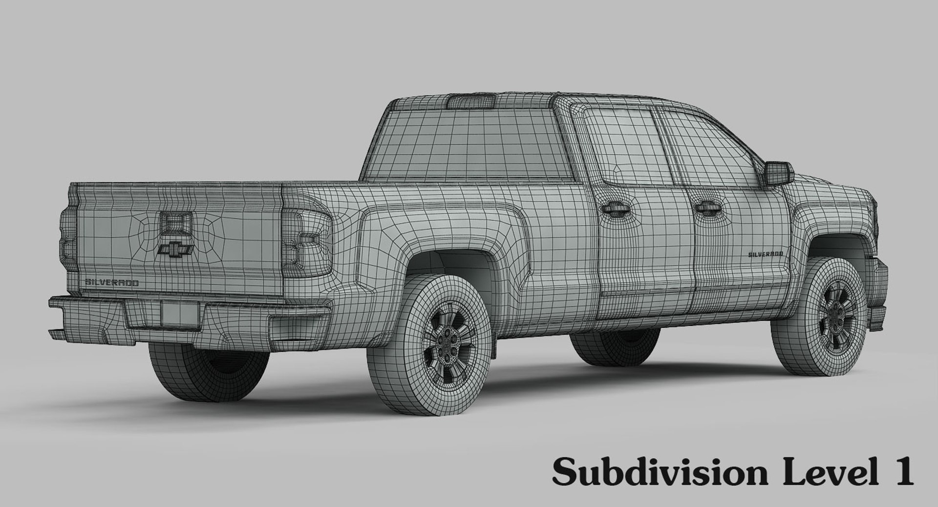 3d 3ds Chevrolet Silverado 1500 Pickup