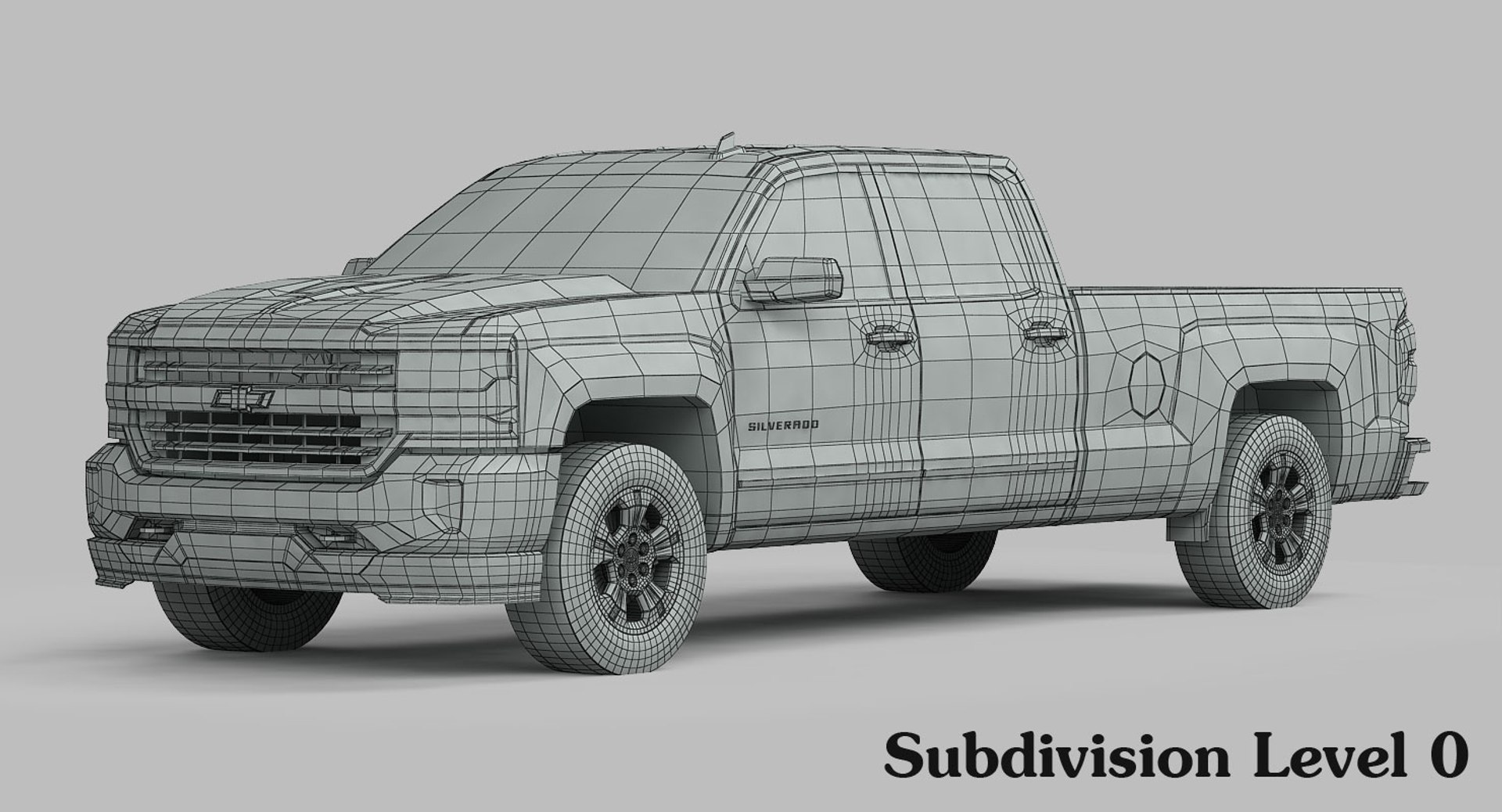 3d 3ds Chevrolet Silverado 1500 Pickup