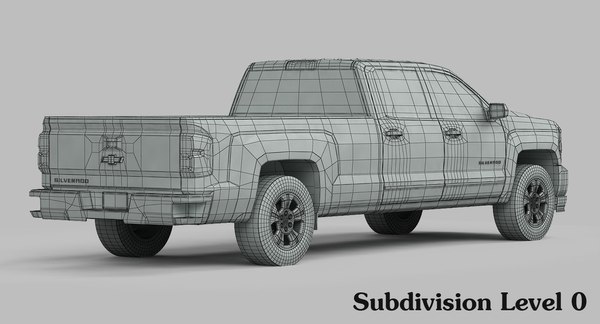 3d 3ds chevrolet silverado 1500 pickup