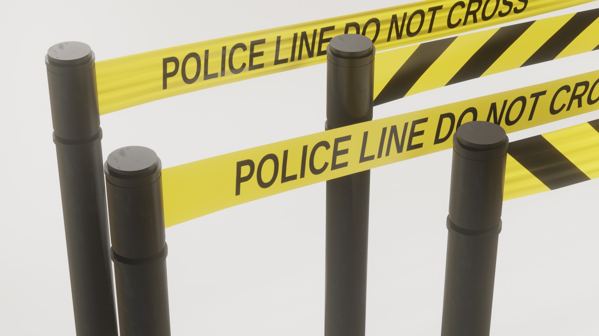 Line Police Model - TurboSquid 1614066