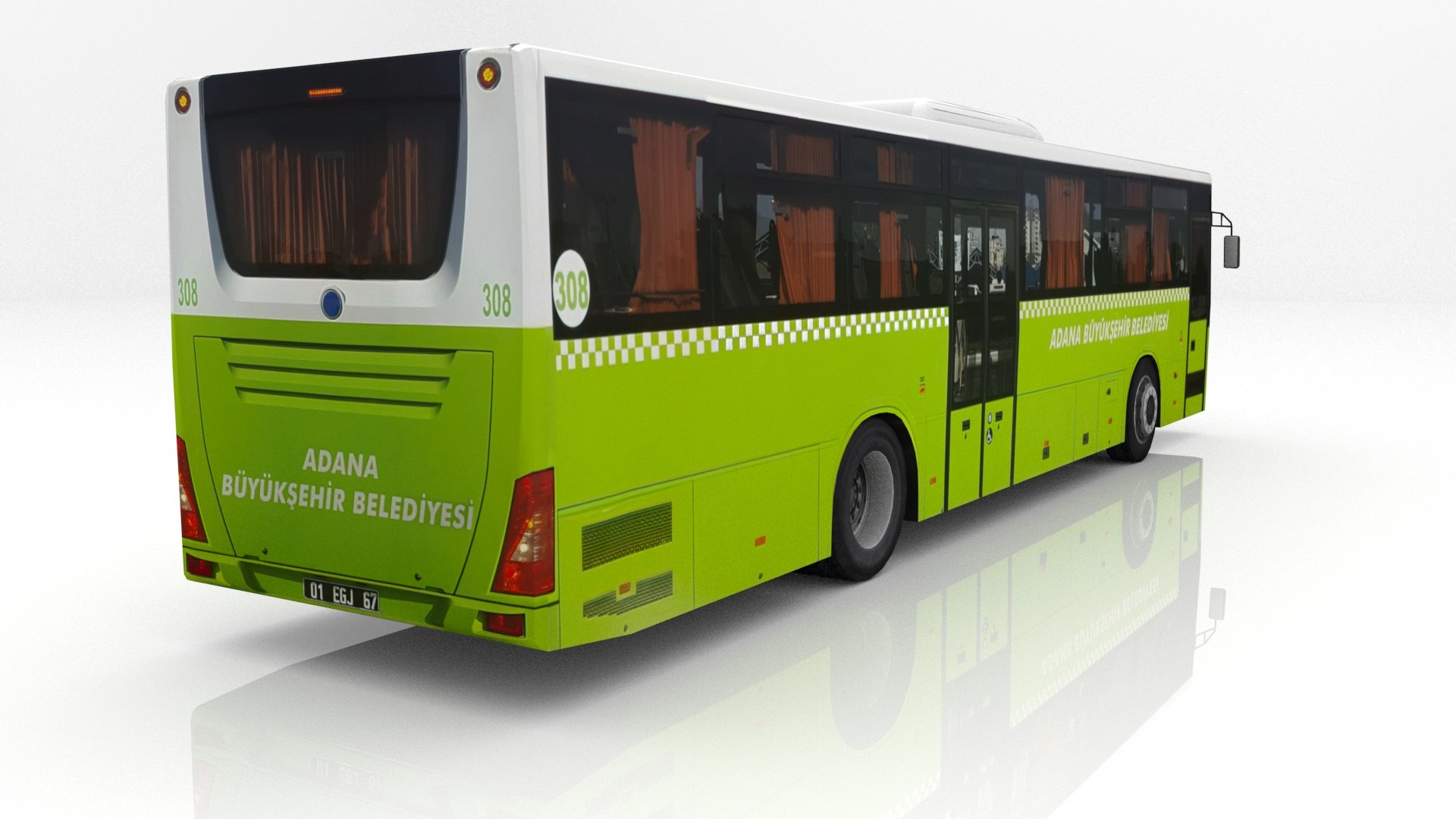 3D City Bus - TurboSquid 1928050