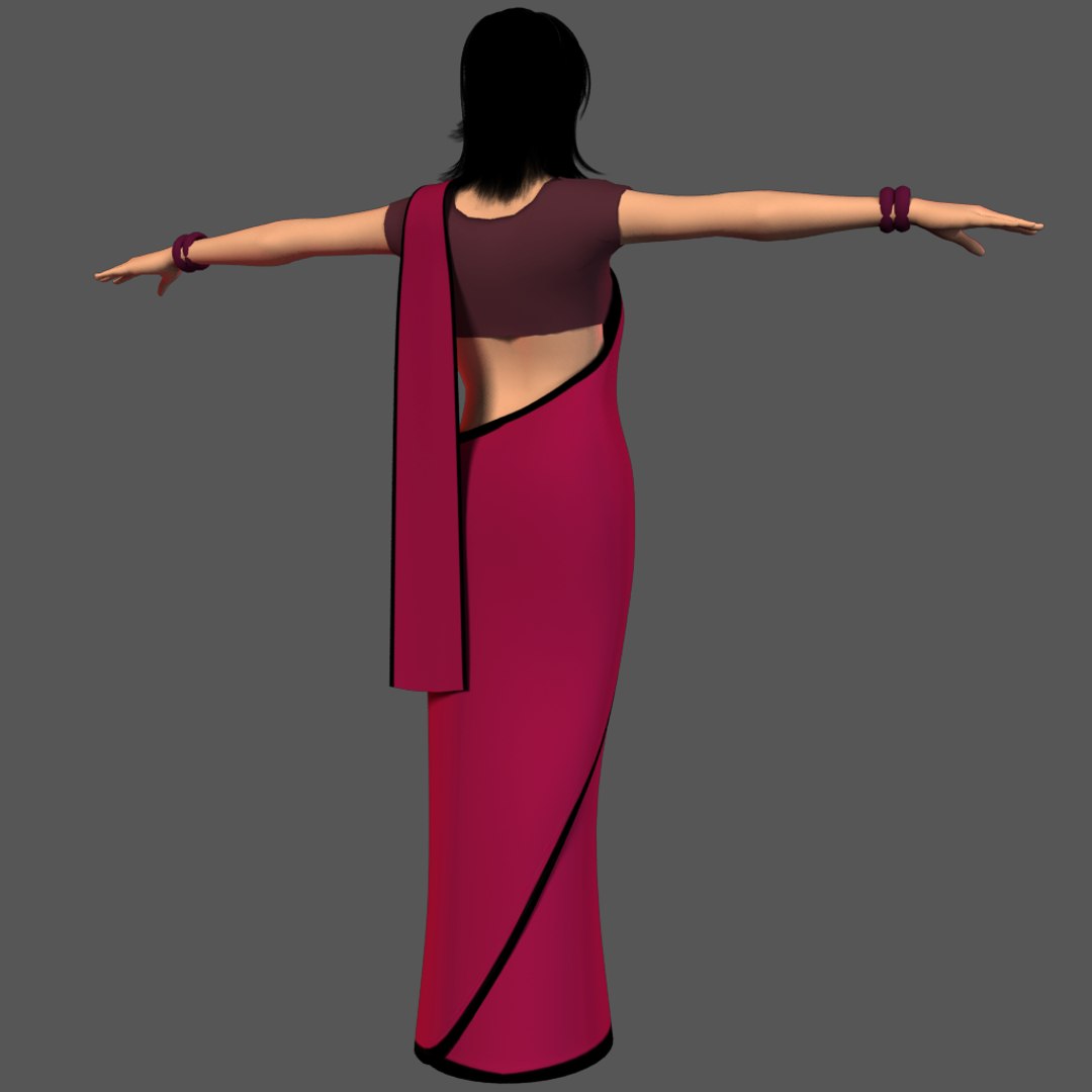 Indian Girl 3D Model - TurboSquid 1230841