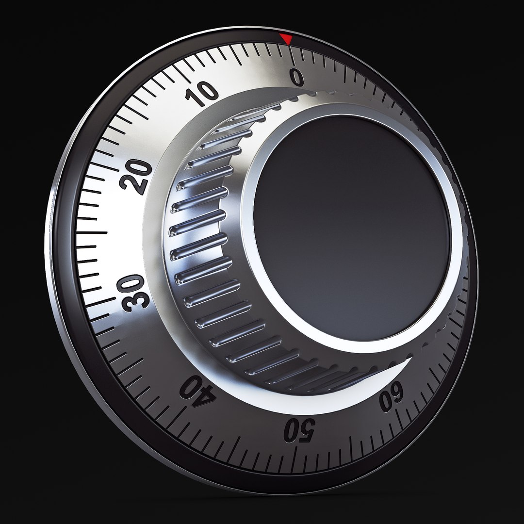 3D Rotation Mechanical Code Disk Lock V 2 - TurboSquid 1785685