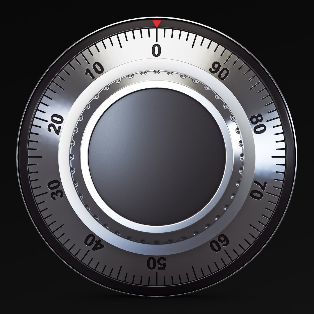 3D Rotation Mechanical Code Disk Lock V 2 - TurboSquid 1785685
