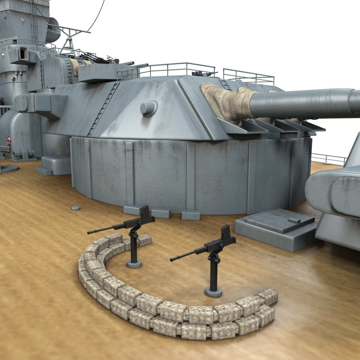3d japanese battleship yamato model