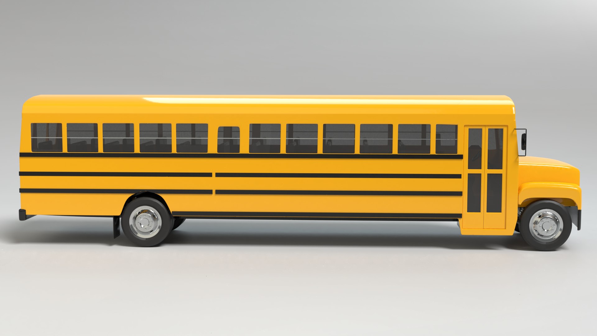 3D Model Abandoned School Bus - TurboSquid 1524478