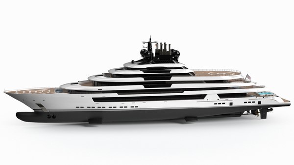 ウィリーはスーパーヨットの夜景を夢見る3Dモデル - TurboSquid 2200315