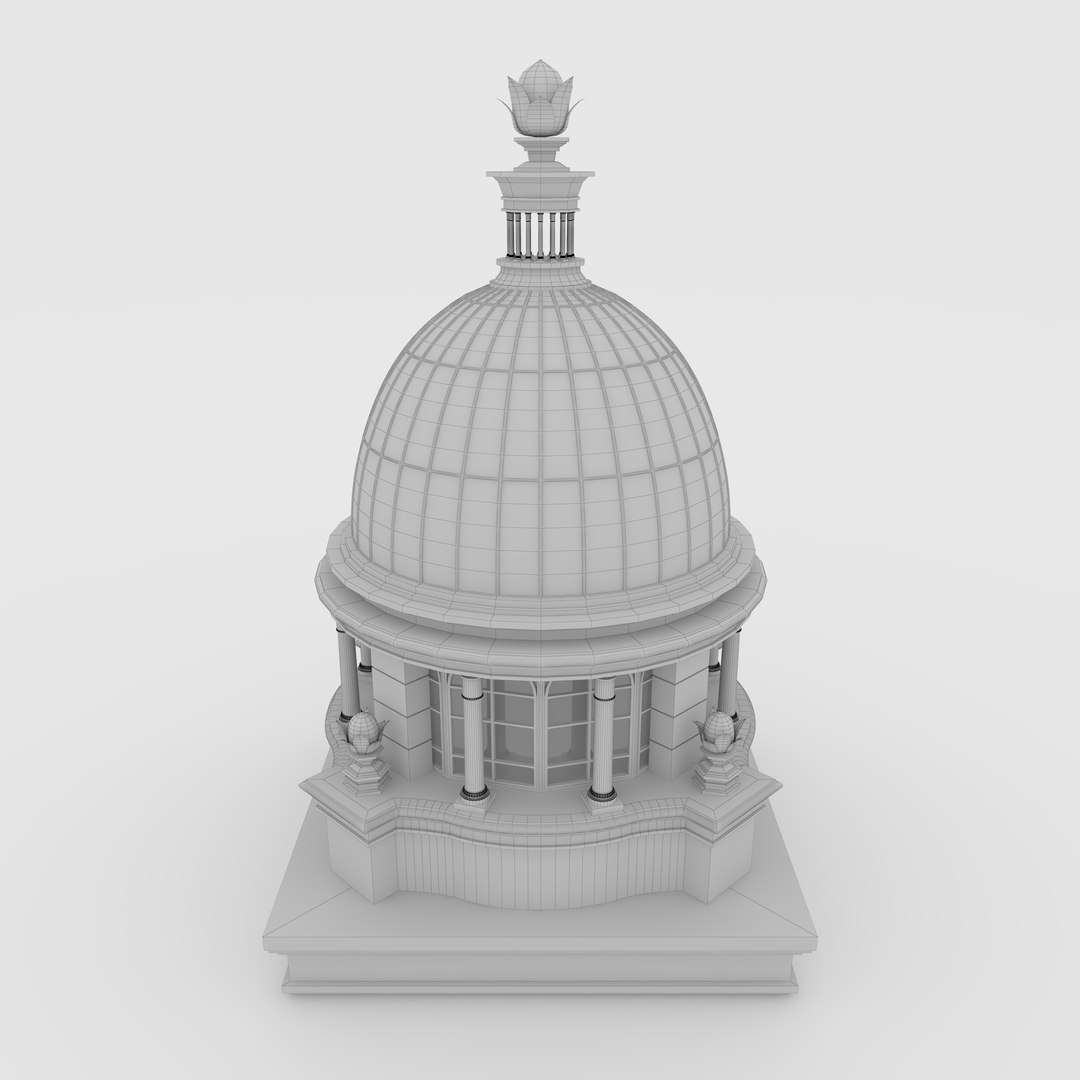 3D Classic Dome 1 Model - TurboSquid 2122568