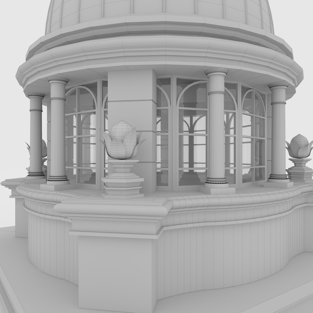 3D Classic Dome 1 Model - TurboSquid 2122568