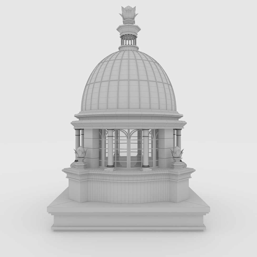 3D Classic Dome 1 Model - TurboSquid 2122568