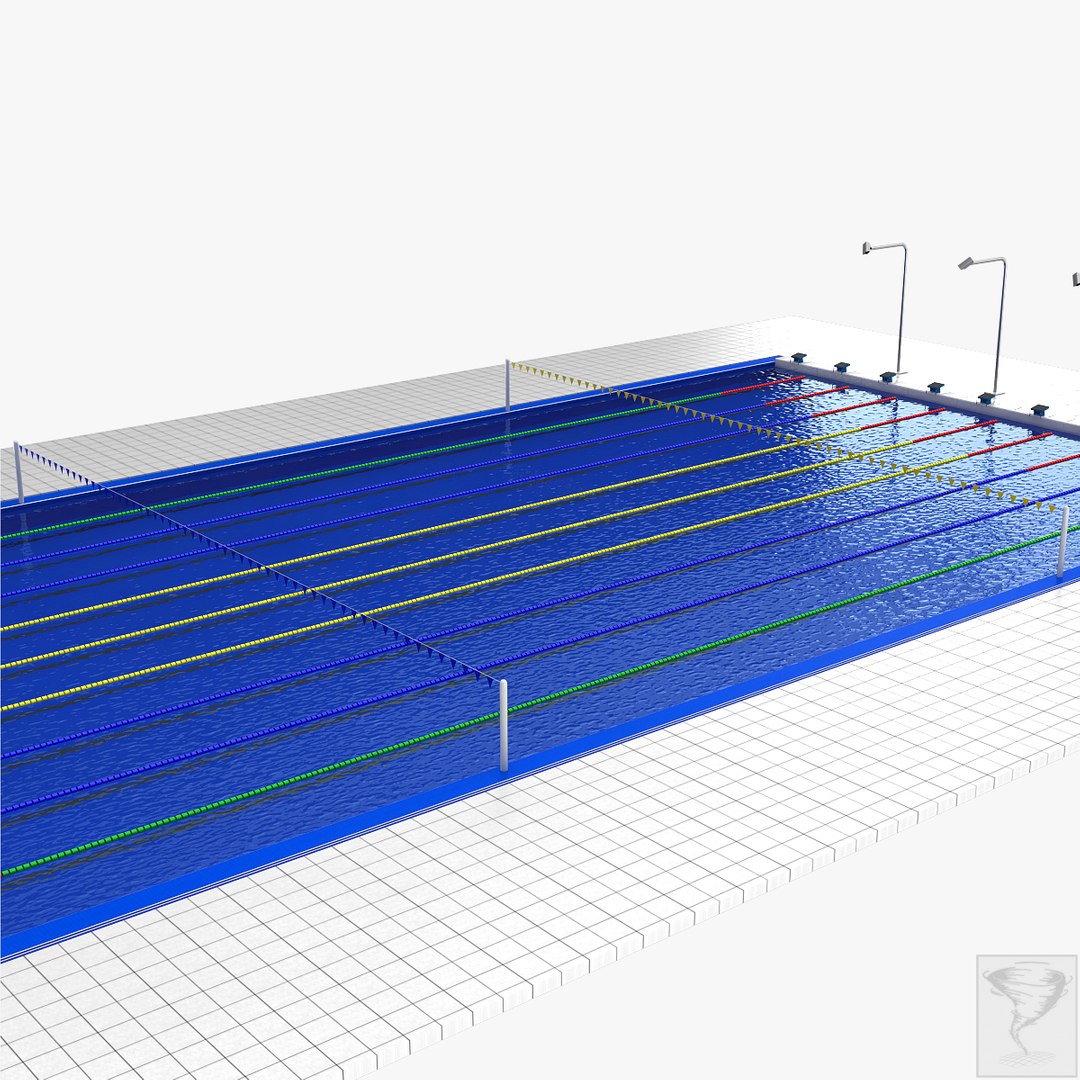 Water Swimming Pools 3d Model