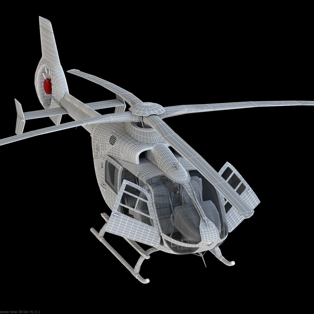 eurocopter ec 135 3d model