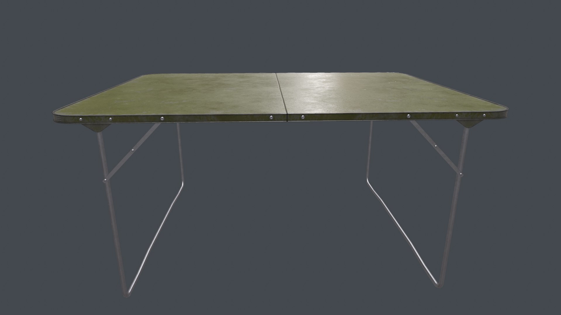 3D Military Metal Table Model - TurboSquid 1464563