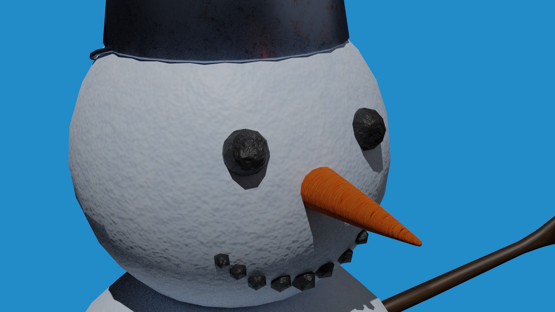 3D Snowman - TurboSquid 2155221