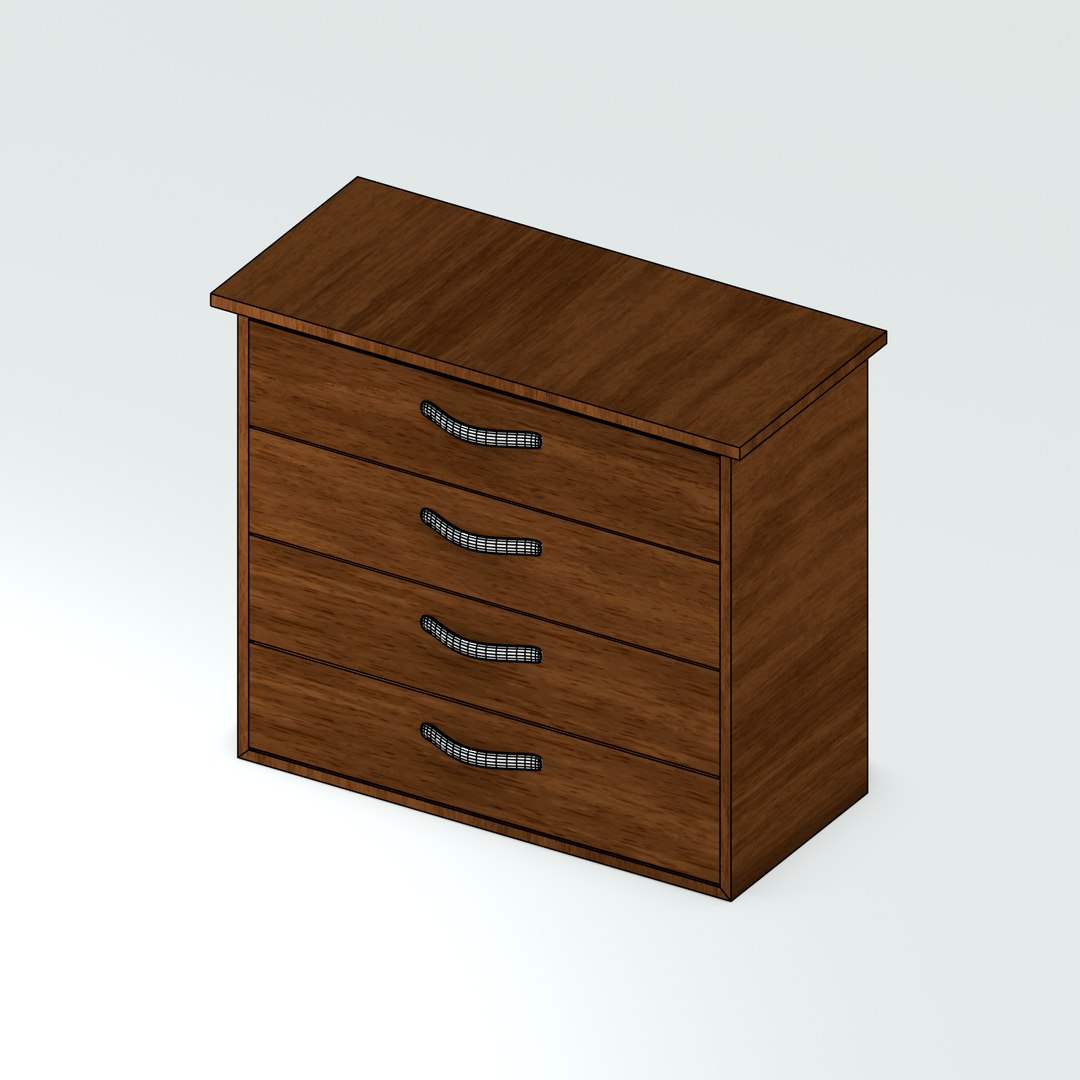 Dresser 3D model - TurboSquid 1799581
