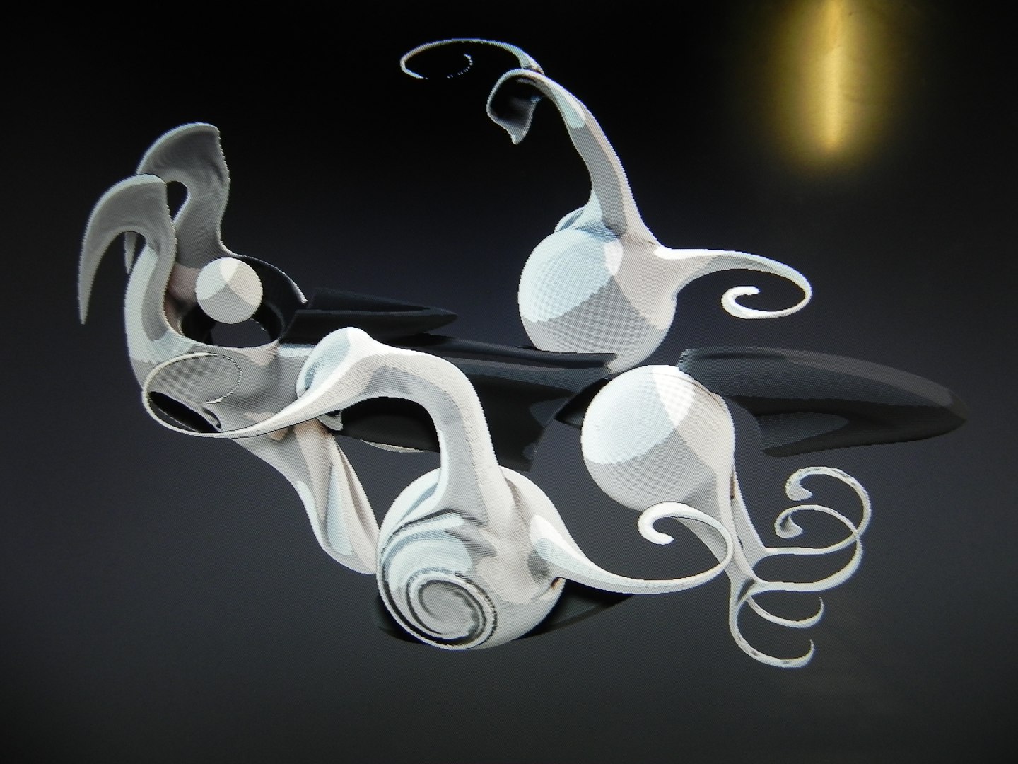 Free Space Fluid Flow 3d Model