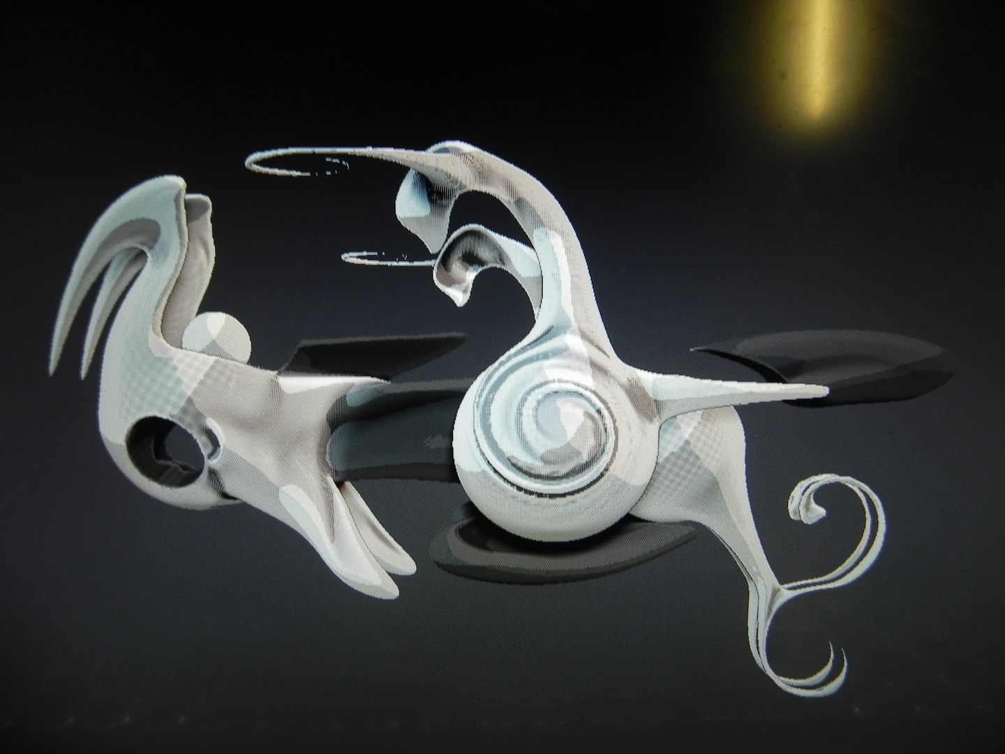 Free Space Fluid Flow 3d Model