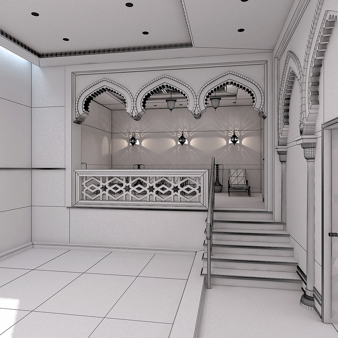 Max Interior V-ray Scene