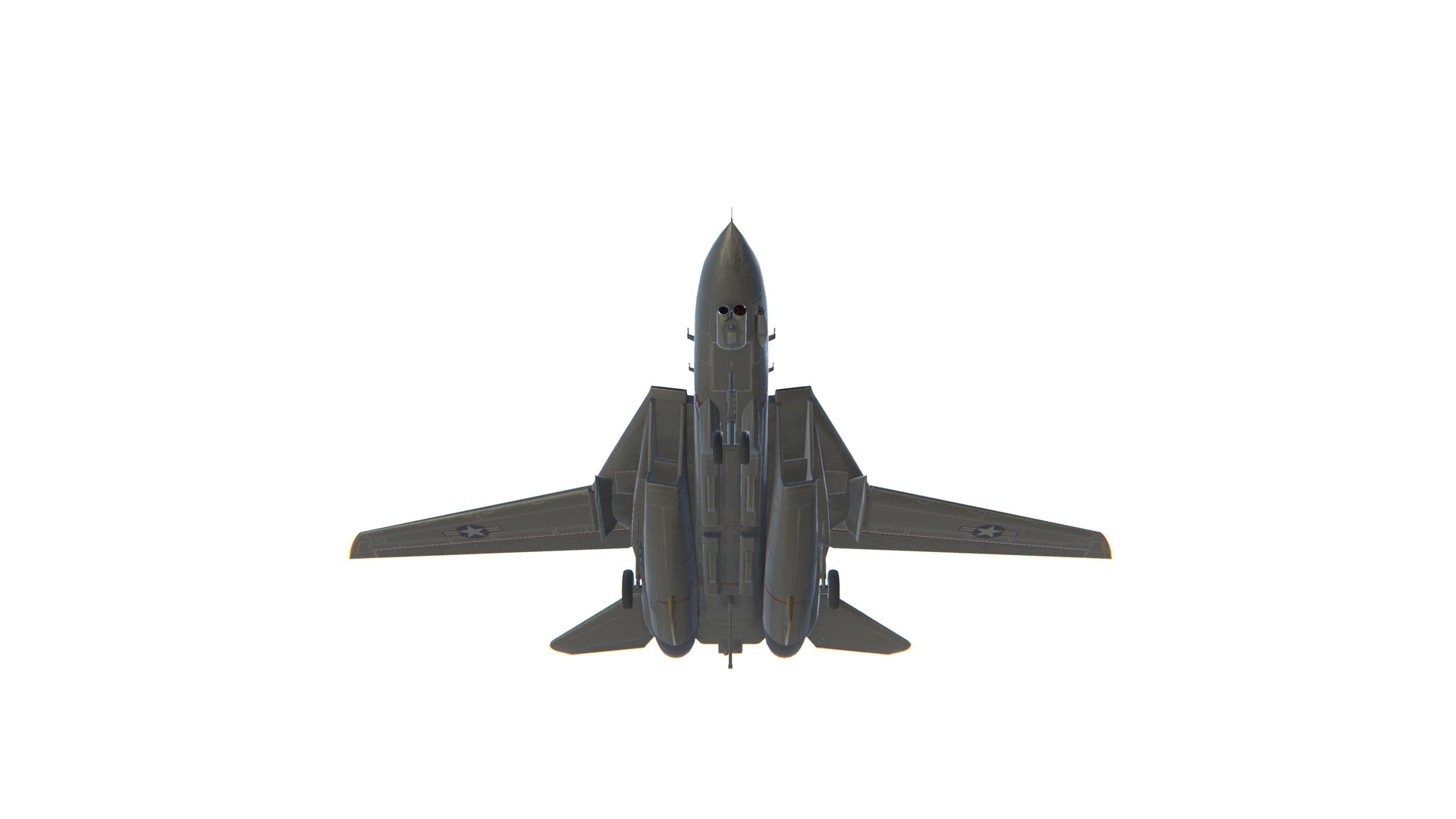 F-14 Tomcat Jet Fighter Aircraft Low-poly Model - TurboSquid 1800236
