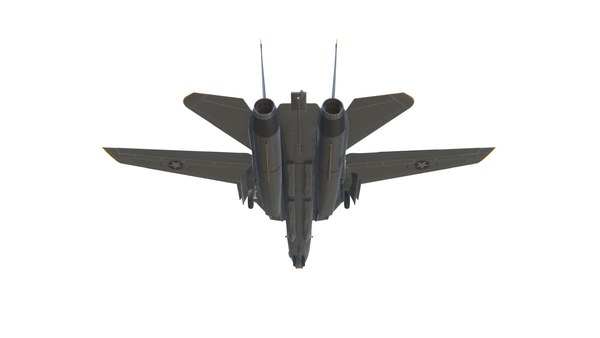 F-14 Tomcat Jet Fighter Aircraft Low-poly model - TurboSquid 1800236