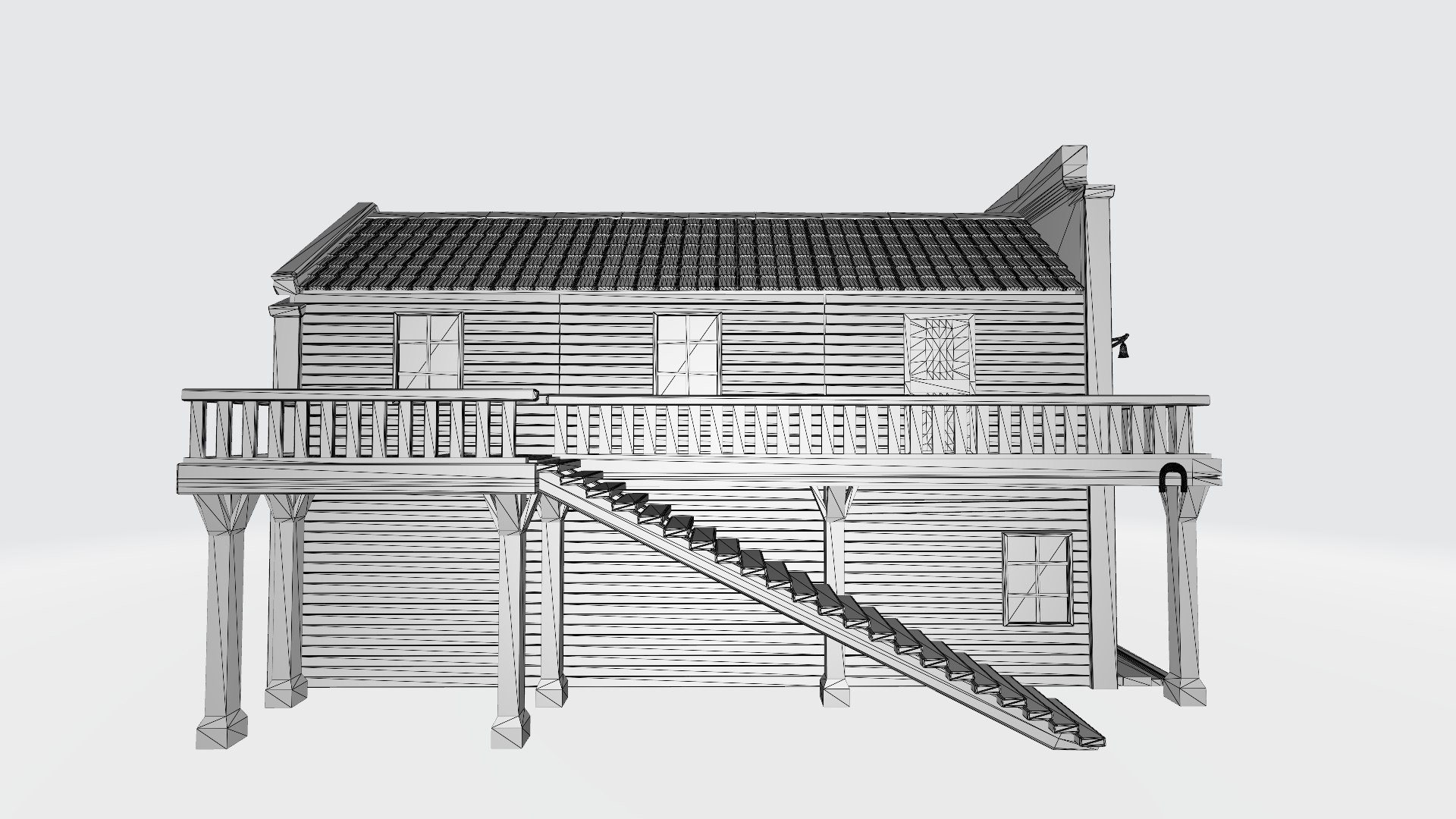 Wild west house model - TurboSquid 1692694