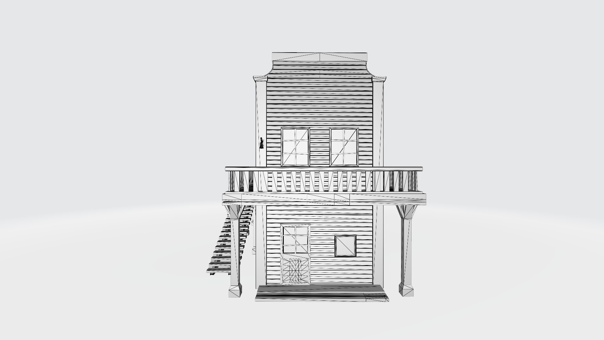 Wild west house model - TurboSquid 1692694