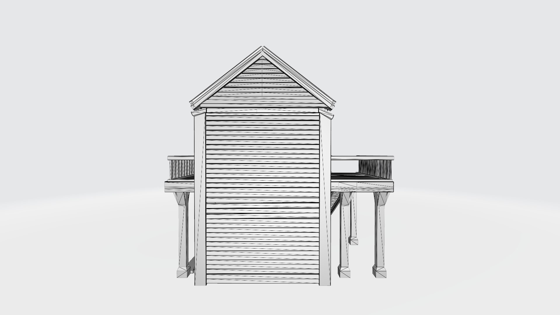 Wild west house model - TurboSquid 1692694