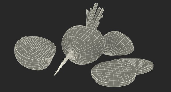 3D beetroot realistic model - TurboSquid 1218128