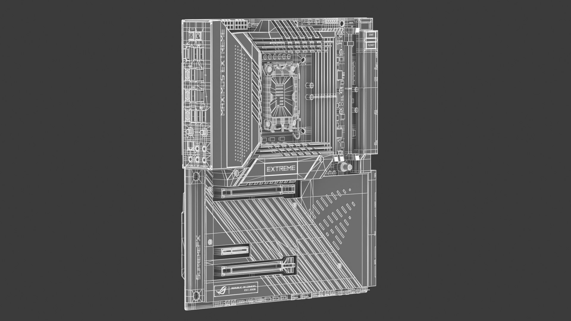 3D Asus Rog Maximus Z790 Extreme Motherboard - TurboSquid 2292682