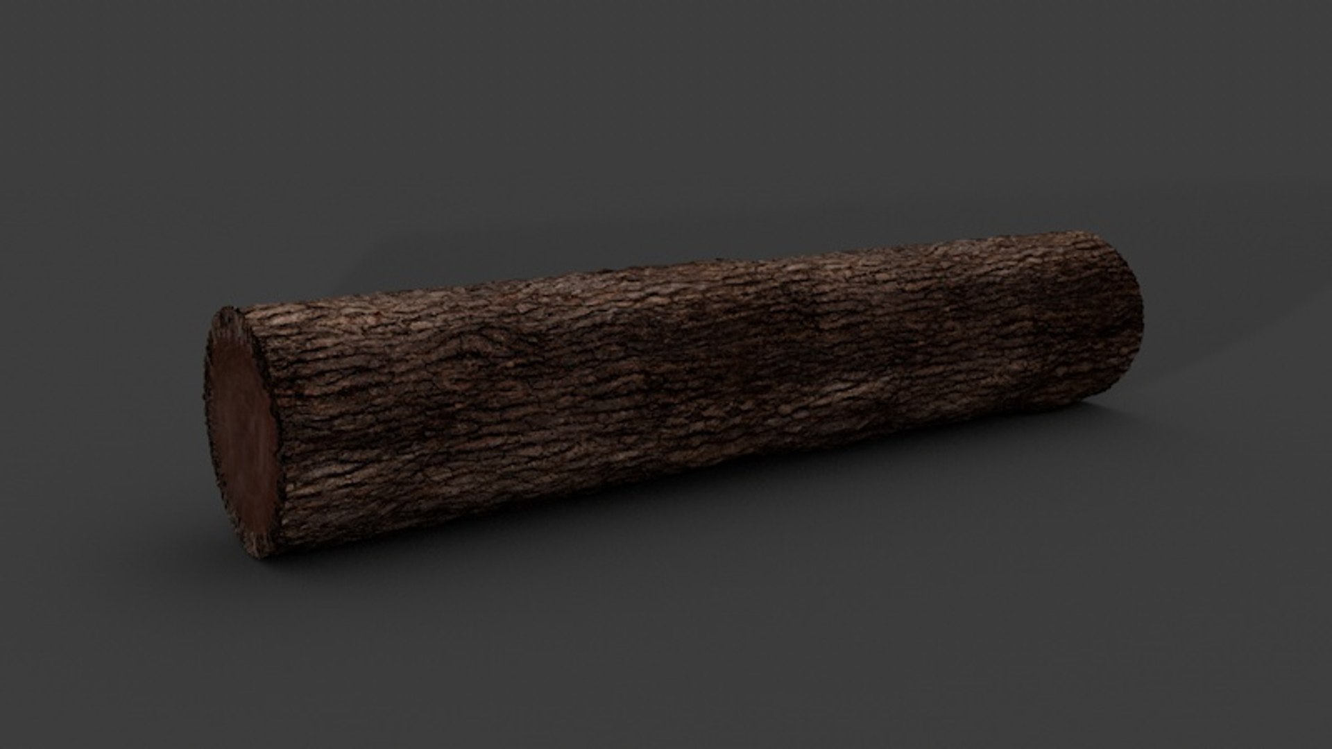 3D wood log - TurboSquid 1204161