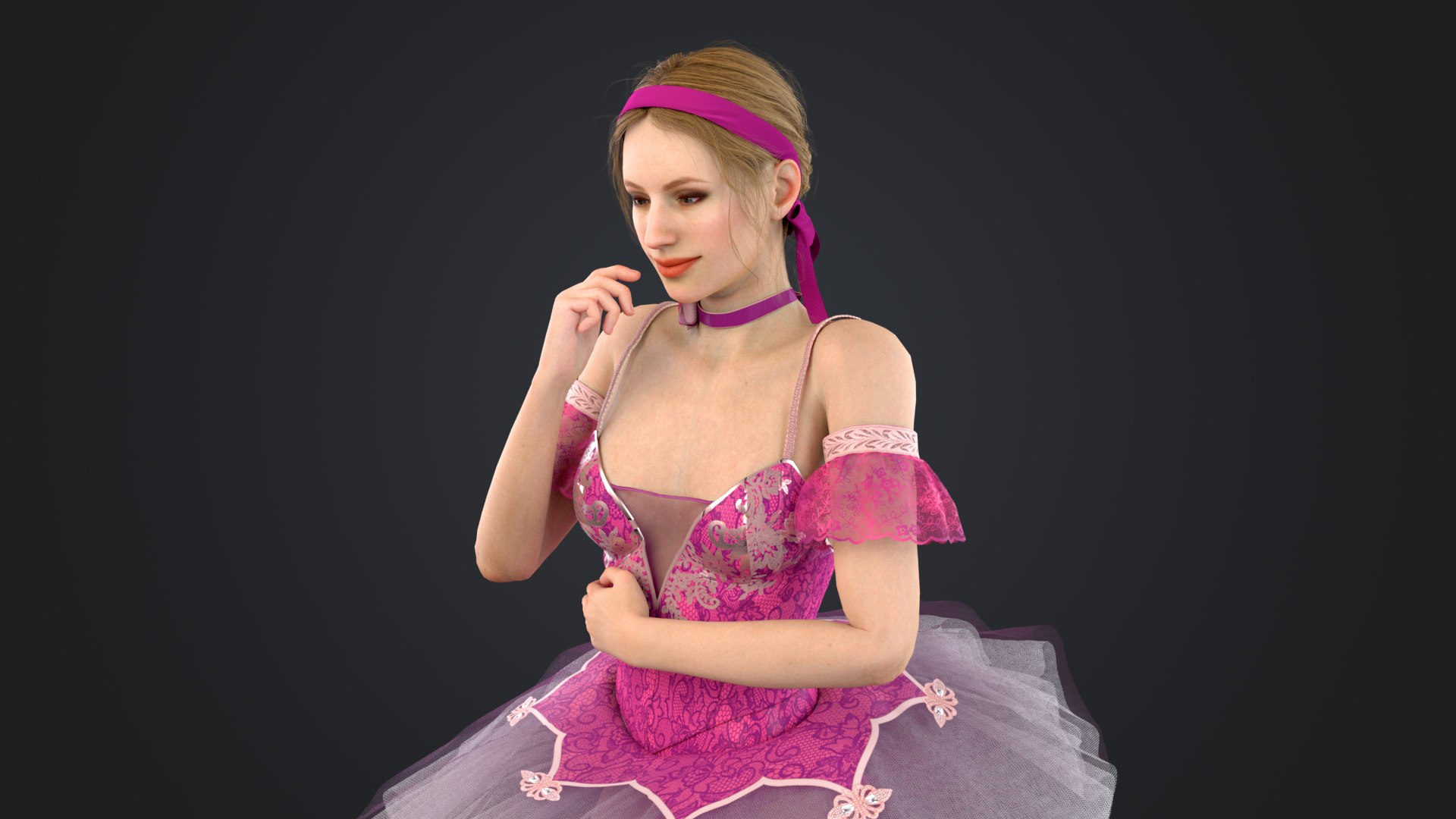 3D Ballerina - TurboSquid 2367641