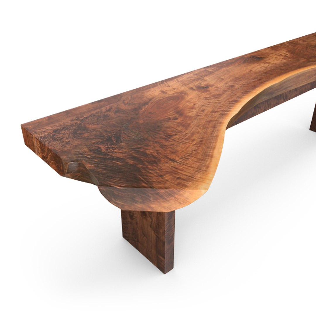 3d Model Hudson Slab Console