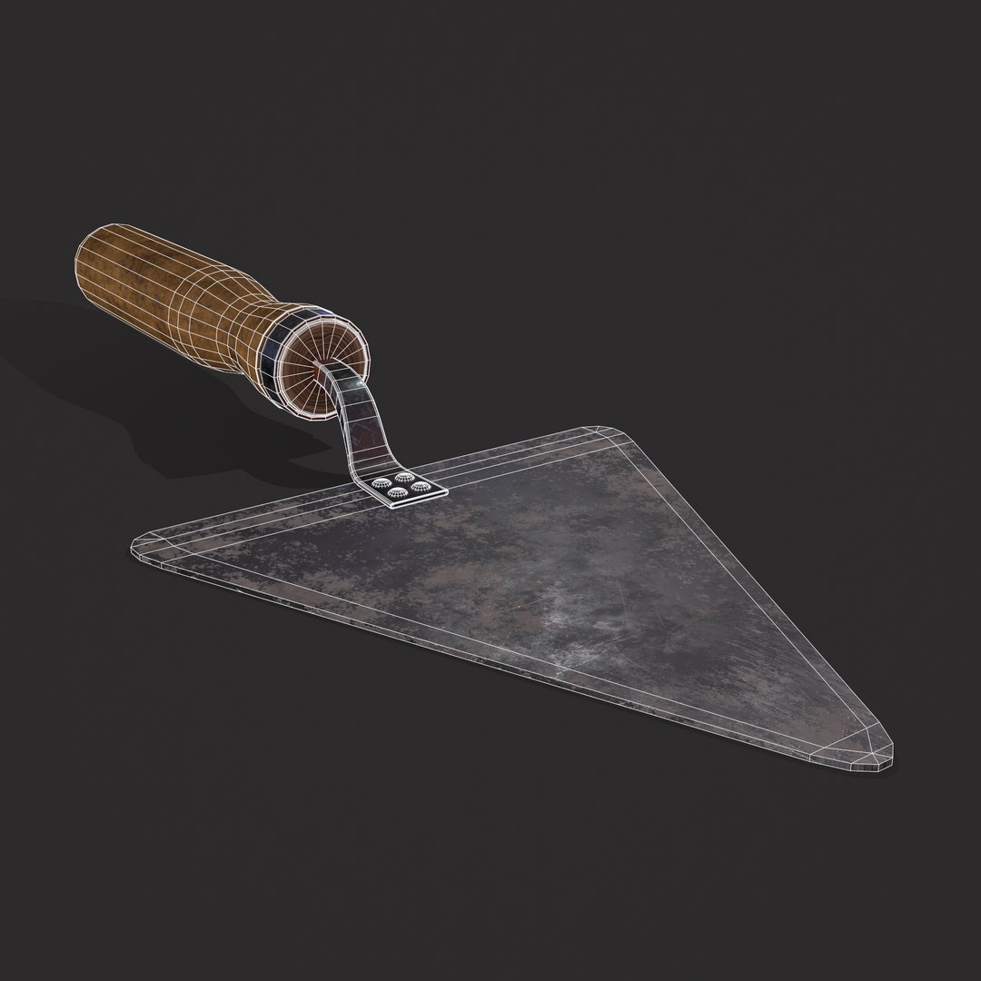3D Metal Trowel - TurboSquid 1842251