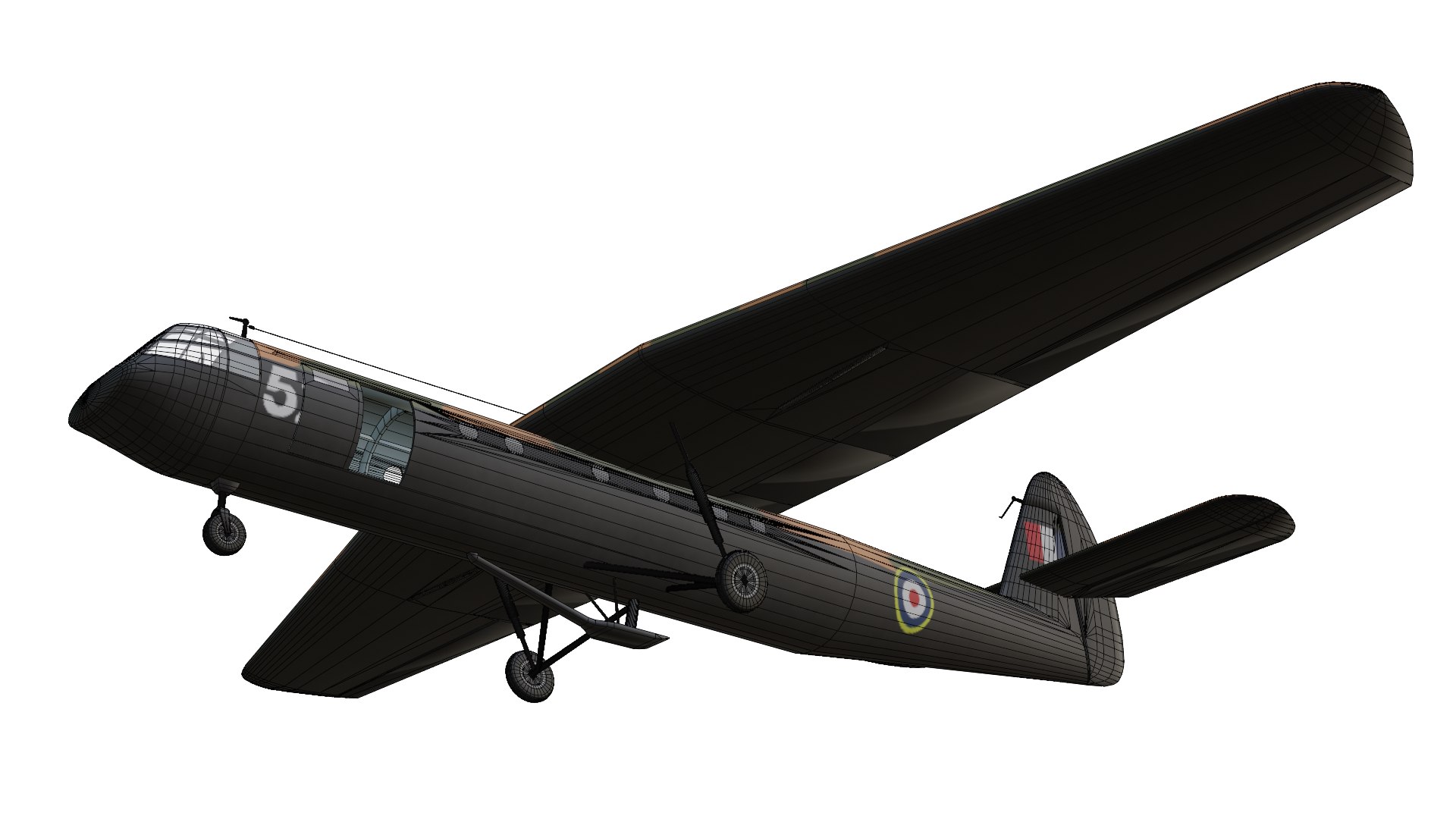 3D Model Airspeed Horsa - TurboSquid 2341689