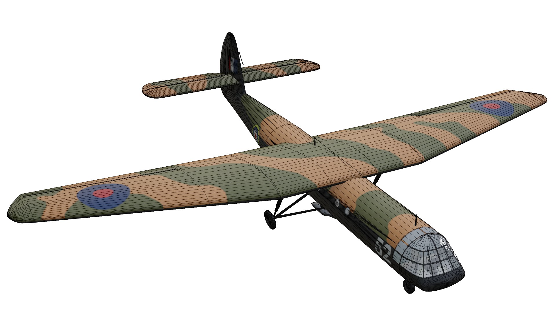 3D Model Airspeed Horsa - TurboSquid 2341689