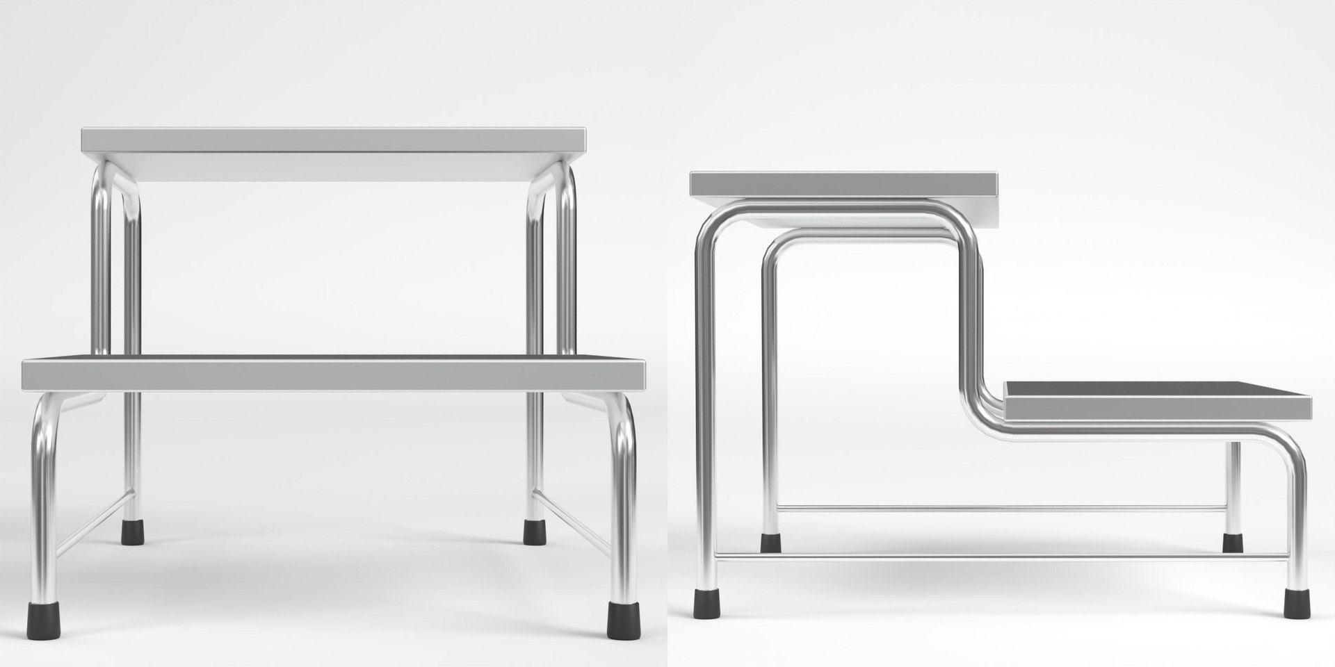 3D Two-step Medical Examination Stool Model - TurboSquid 2428529