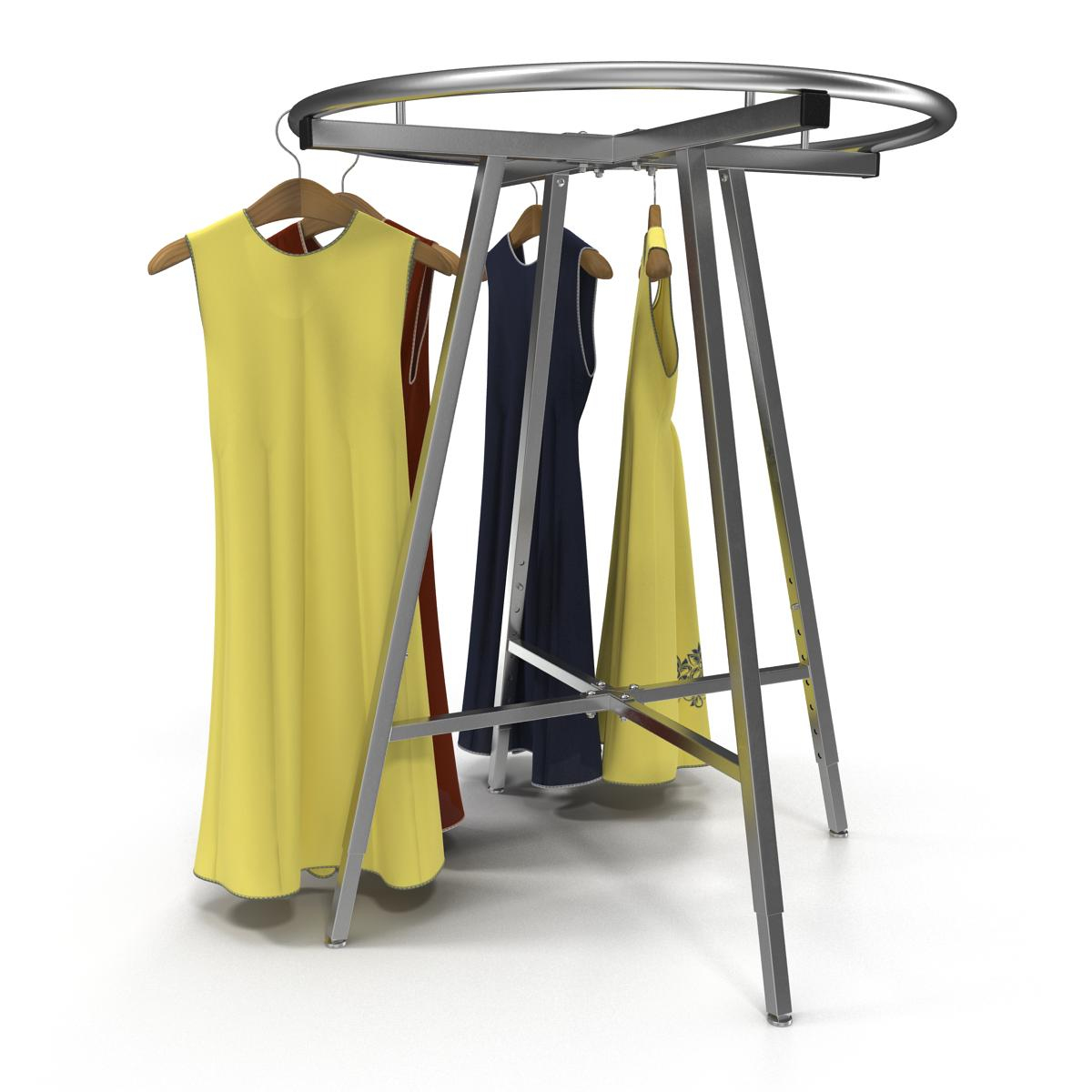 3d clothing rack 3 model