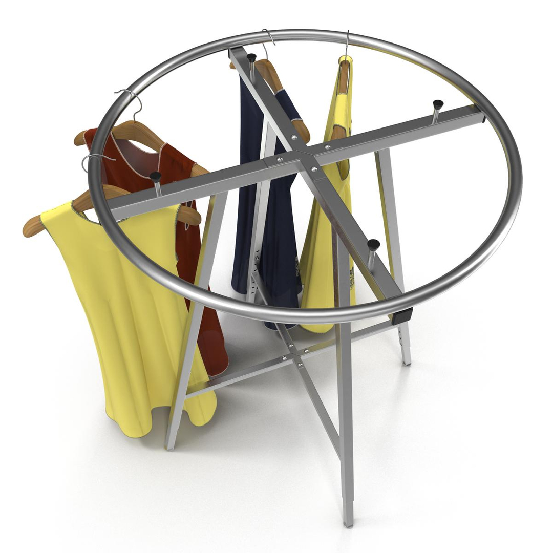 3d clothing rack 3 model