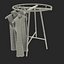 3d Clothing Rack 3 Model