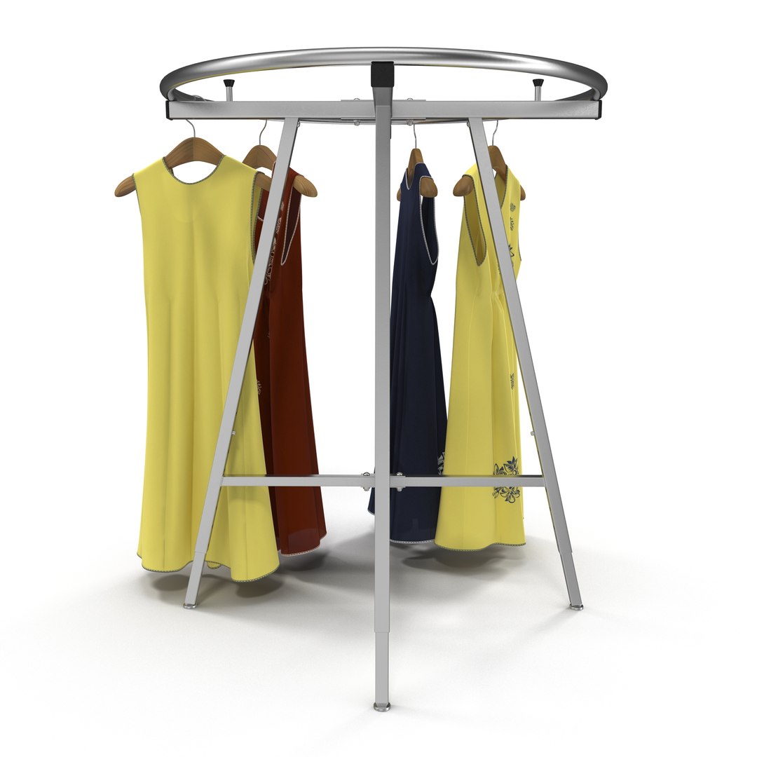 3d Clothing Rack 3 Model