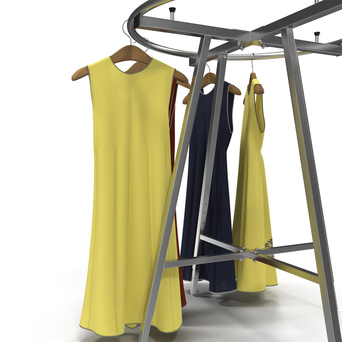 3d clothing rack 3 model