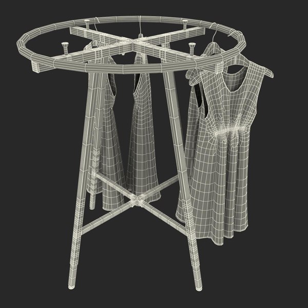 3d clothing rack 3 model