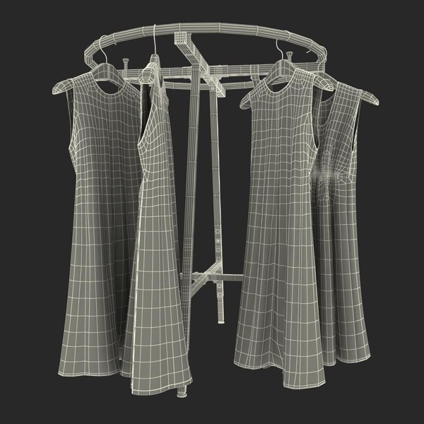 3d clothing rack 3 model