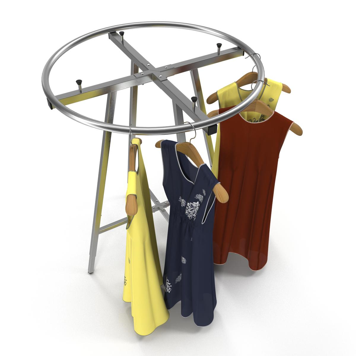 3d clothing rack 3 model