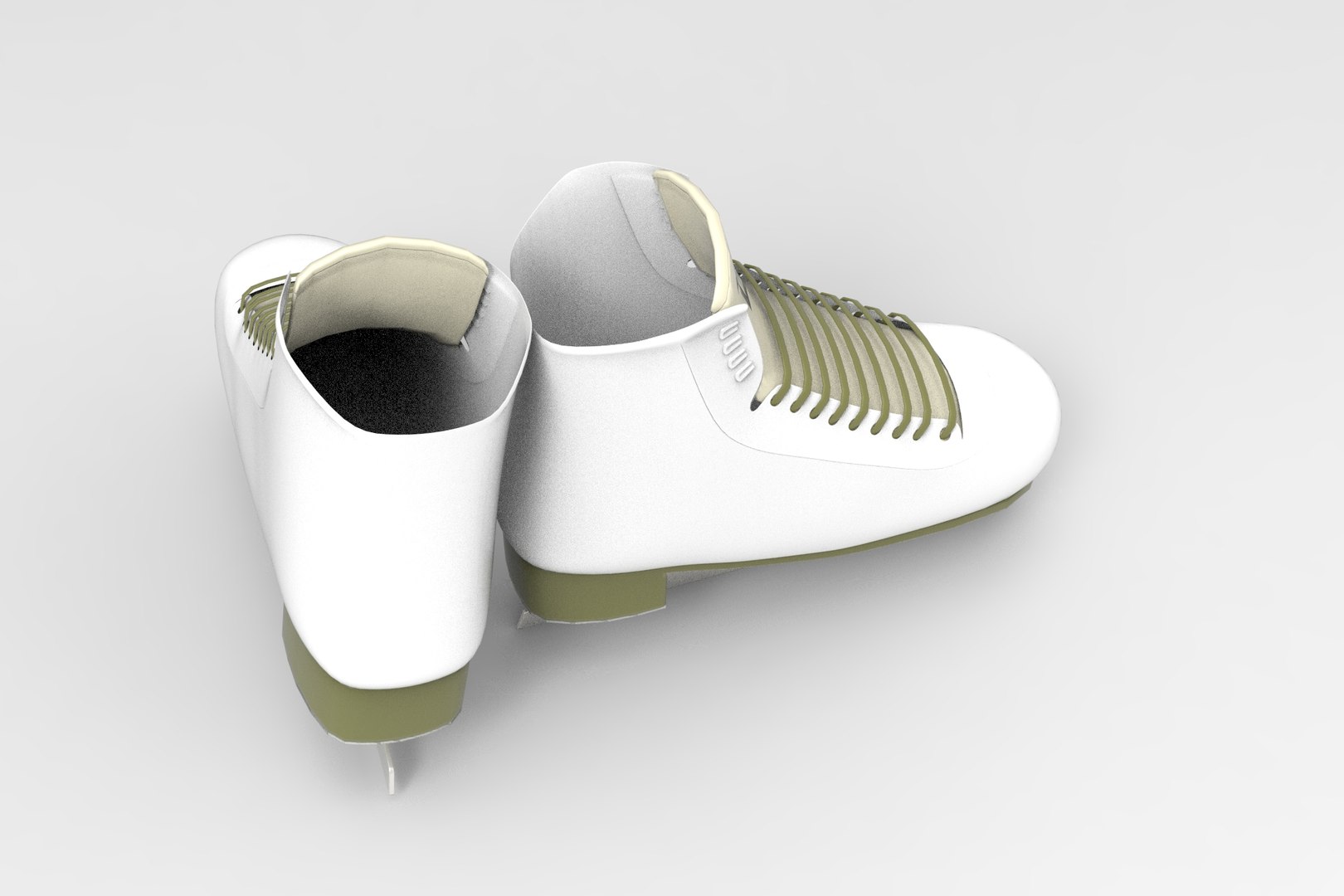 Ice Skate Shoe 3D Model - TurboSquid 1910463