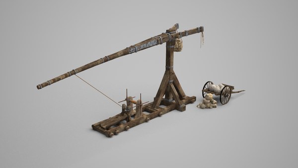 3D large ancient catapults - TurboSquid 1681687
