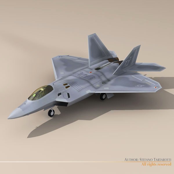 Lockheed Martin F-22 Raptor 3D Models for Download | TurboSquid